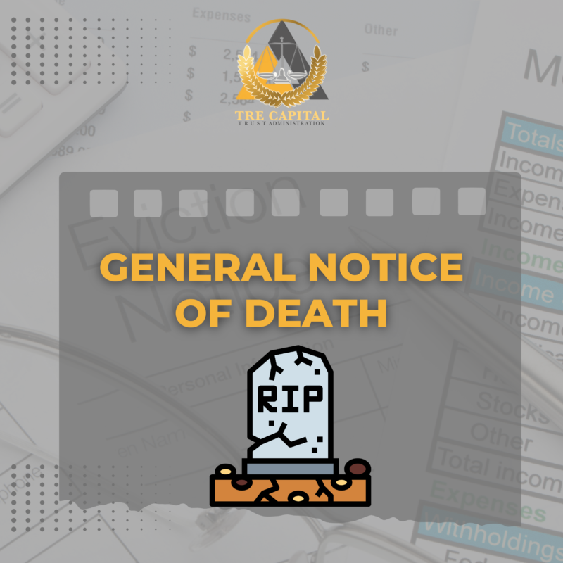 GENERAL NOTICE OF DEATH – Malachian Empire Shop